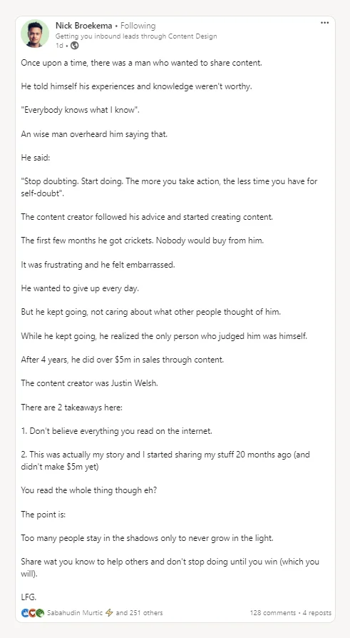 5 Proven LinkedIn Post Templates To Use [+8 FREE Templates]