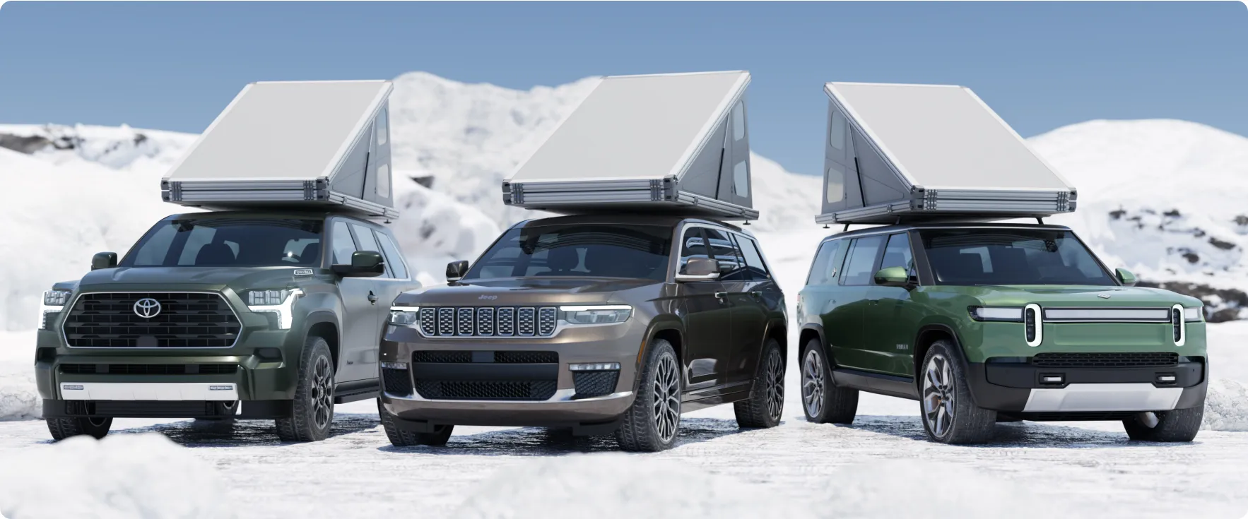 The Hard-Sided Folding Pop Up Camper - Hardsider