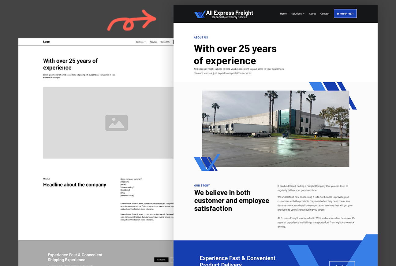 All Express Freight | Dog and Rooster