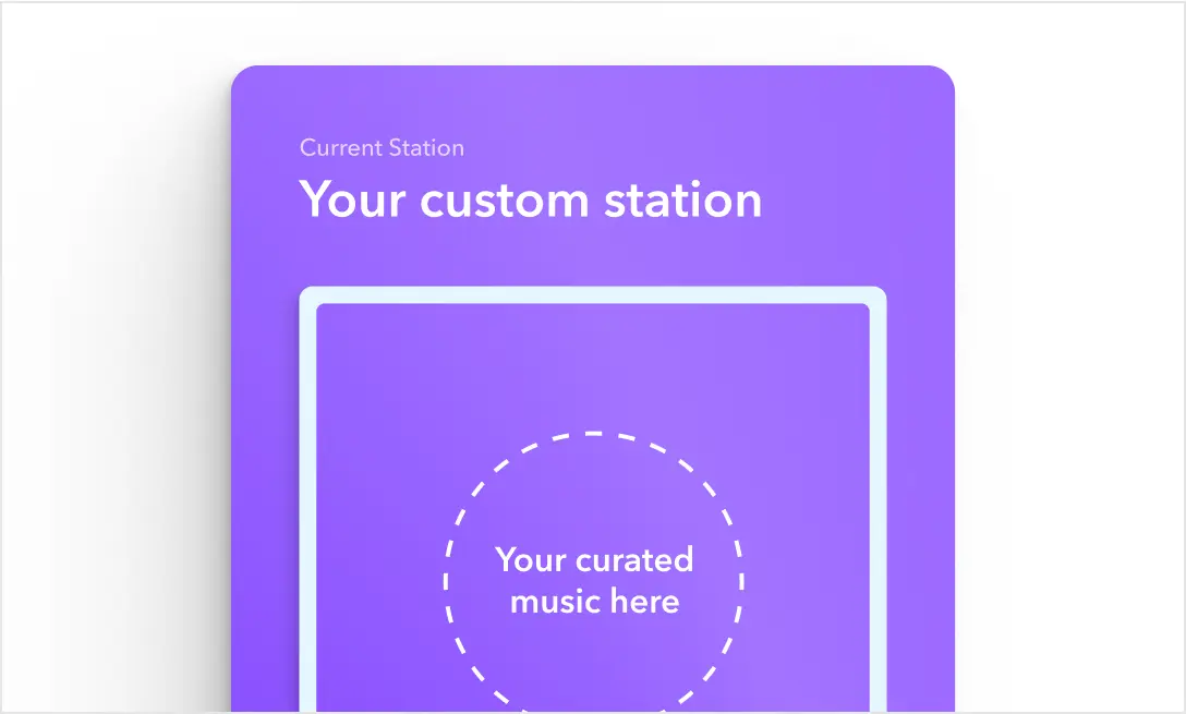 Custom stations & mixes | Features