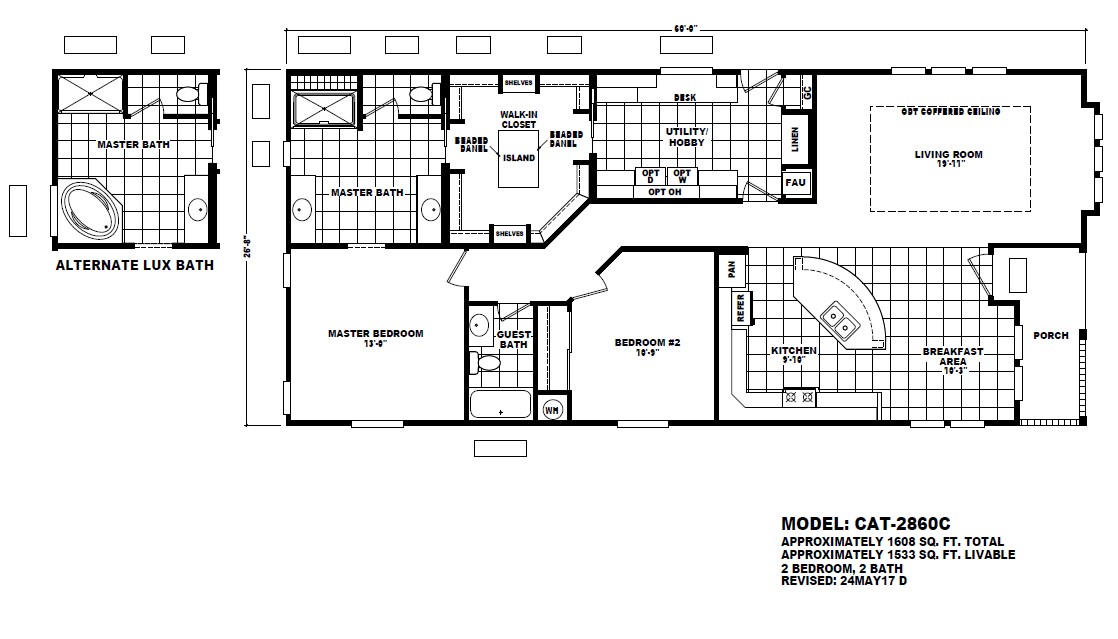 Catalina Series CAT-2861A | Wholesale Manufactured Homes
