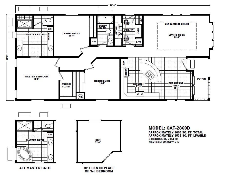 Catalina Series CAT-2861A | Wholesale Manufactured Homes