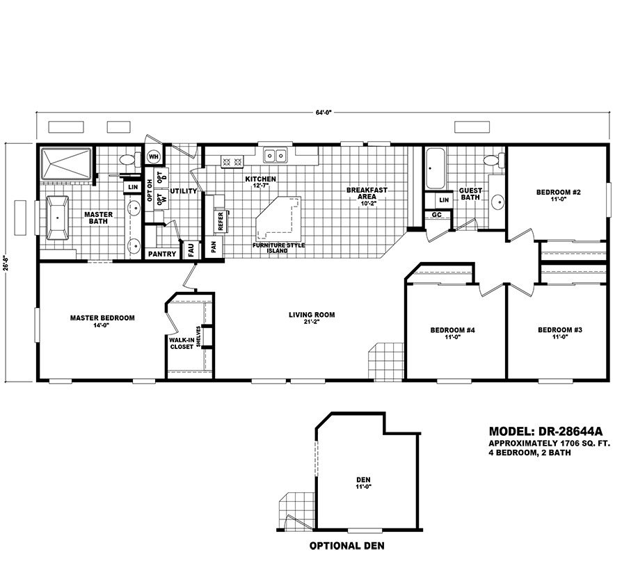 Desert Ridge Series DR-28603A | Wholesale Manufactured Homes