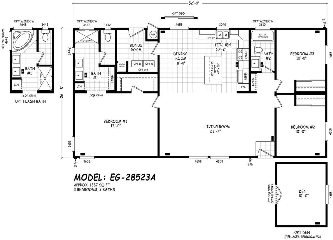 Edge Series EG-28443A | Wholesale Manufactured Homes