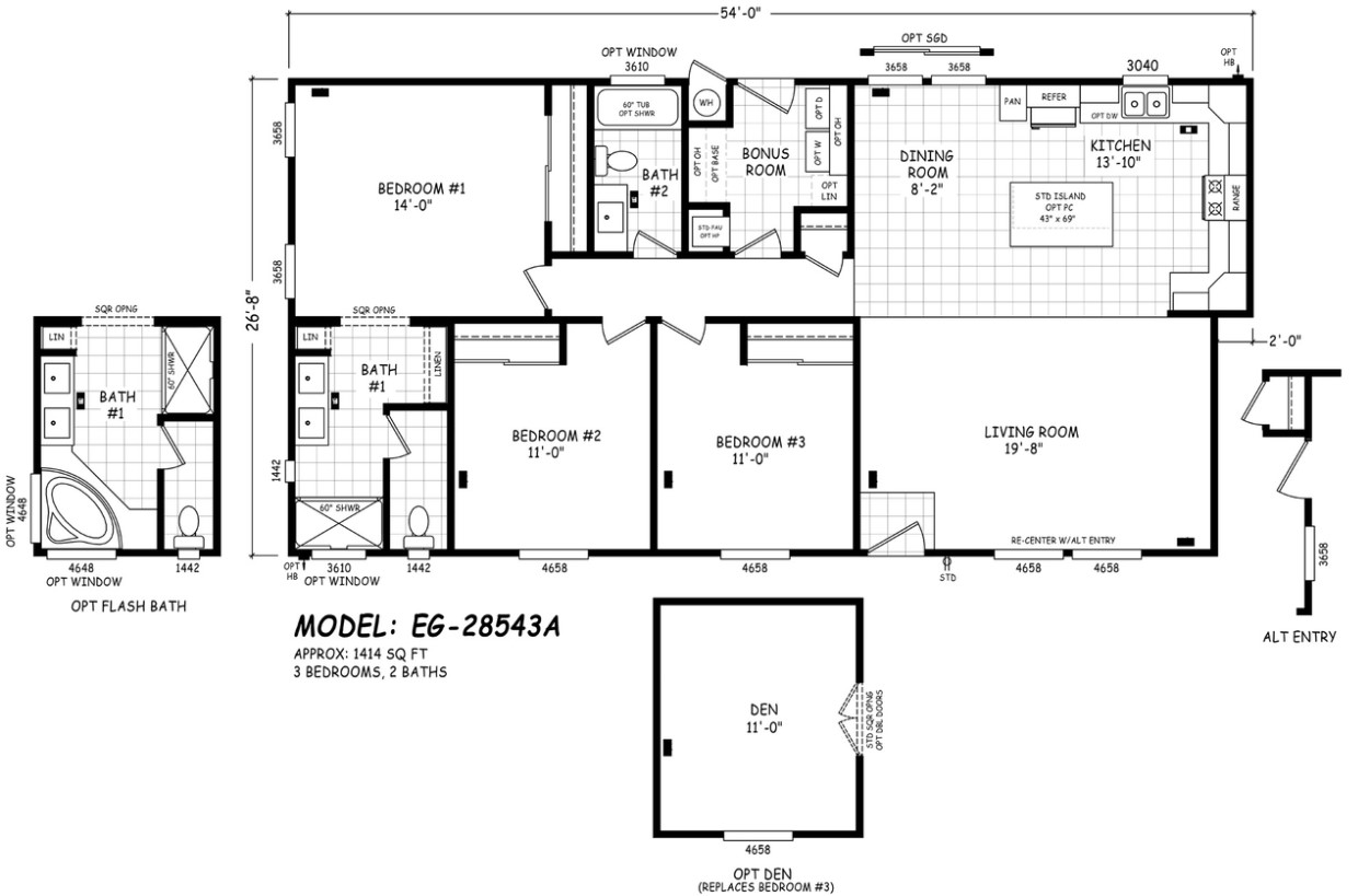 Edge Series EG-20483A | Wholesale Manufactured Homes