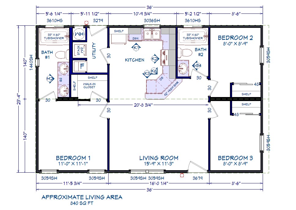 Canyon Lake Series CL-28563F | Wholesale Manufactured Homes