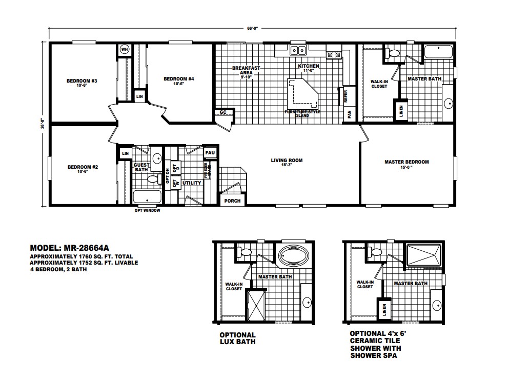 Mountain Ridge MR-32563B | Wholesale Manufactured Homes