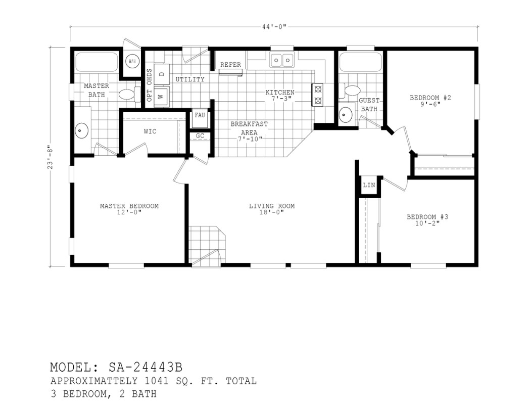 Sierra Value Series SA-24442A | Wholesale Manufactured Homes
