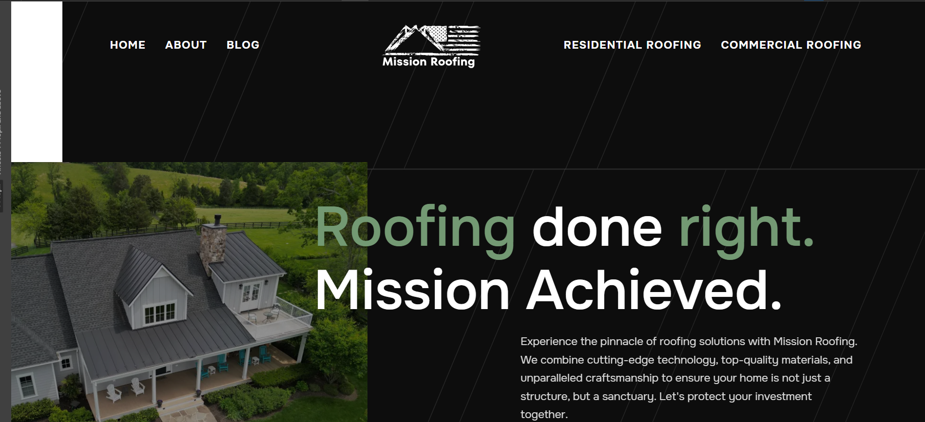 Mission Roofing - Leading Roofing Solutions for Your Home and Business