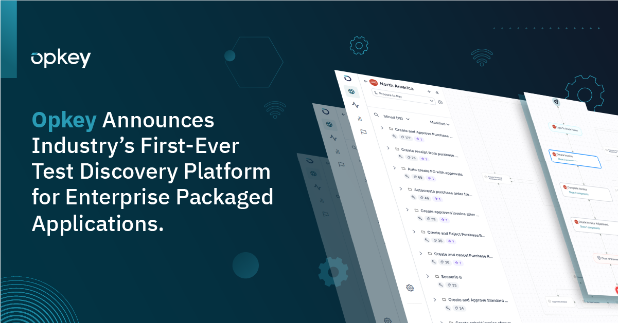 Opkey's Test Discovery Platform for Packaged Applications