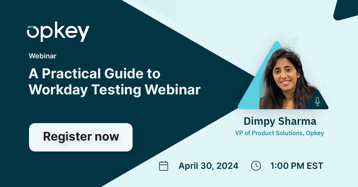 Opkey’s Continuous testing resources and webinars