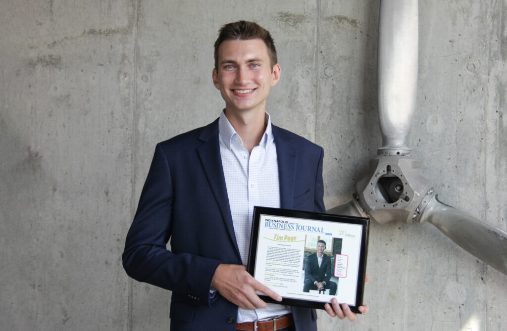 Tim Page Named a Member of IBJ’s 20 in Their Twenties | High Alpha