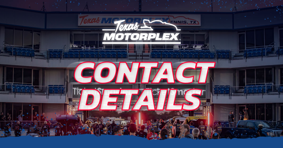 Texas Motorplex | Contact Us