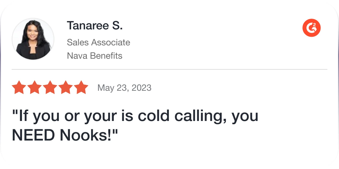 Nooks | AI Powered Parallel Dialer and Virtual Salesfloor