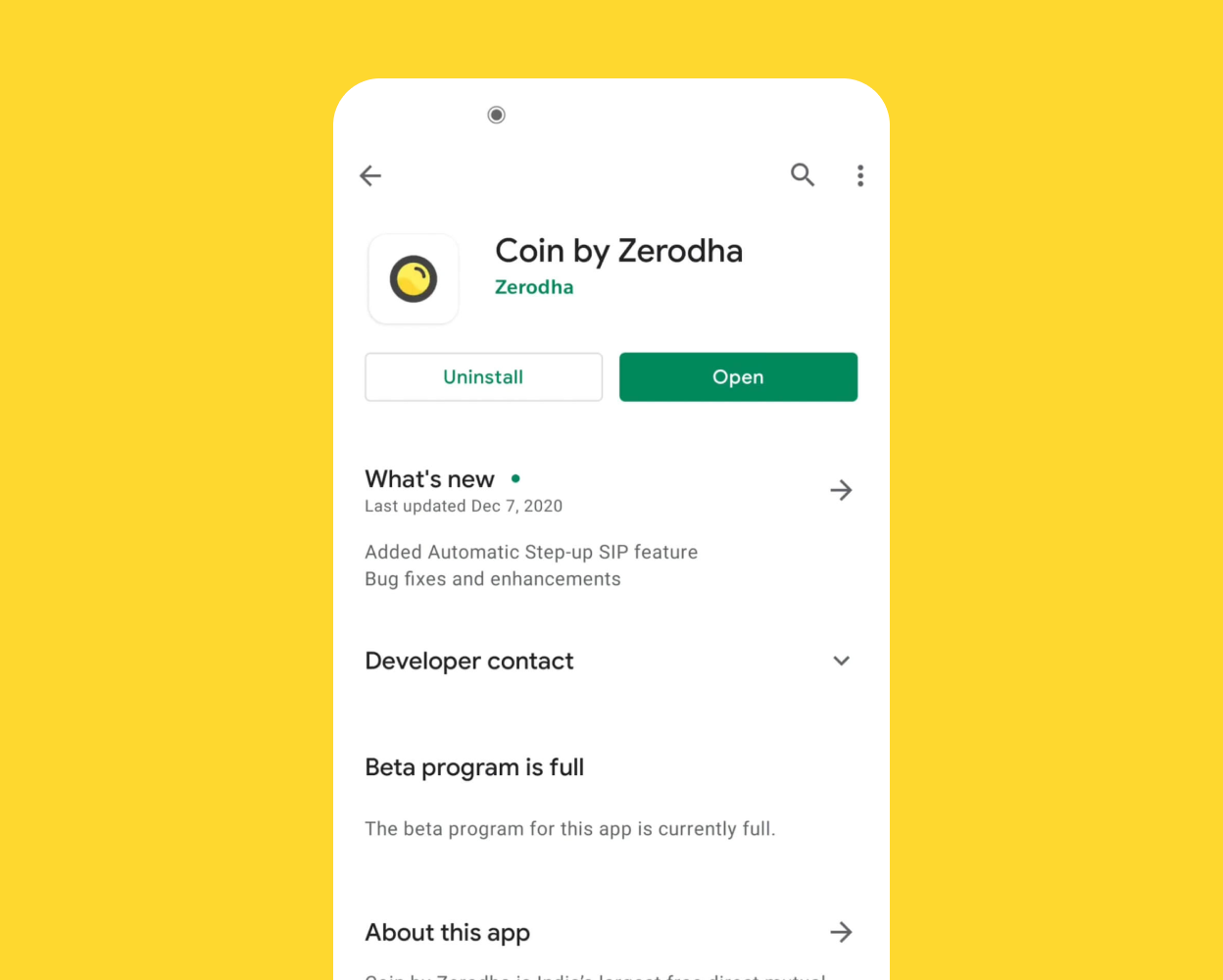 Zerodha Coin-Onboarding