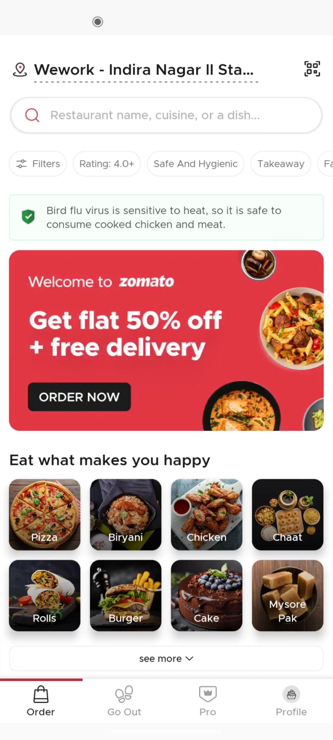Zomato-Ordering