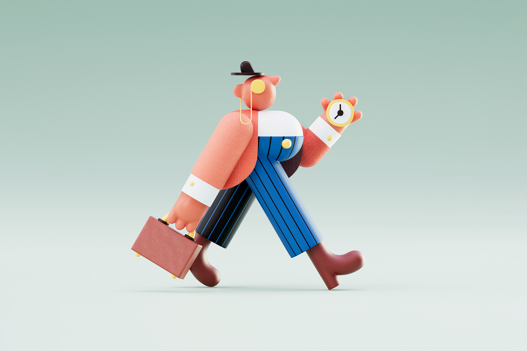 Characters Naydine Bosman - 3D Illustrator