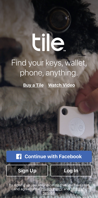 Install the App for Your Tile Device