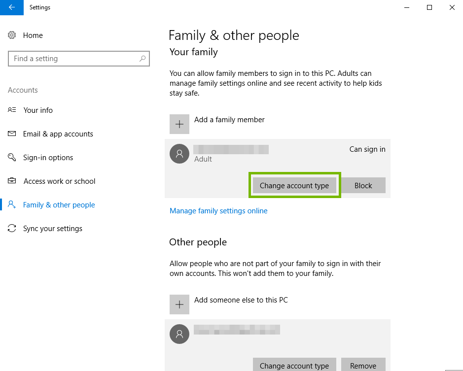 How to Manage User Accounts on Windows 10