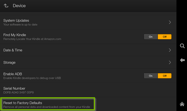 How to Factory Reset an Amazon Fire Tablet