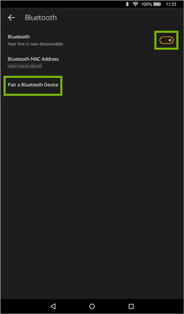 How to Connect to Bluetooth on an Amazon Fire Tablet