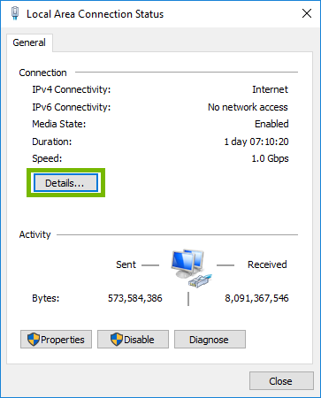 How to Check Connection on Windows 10