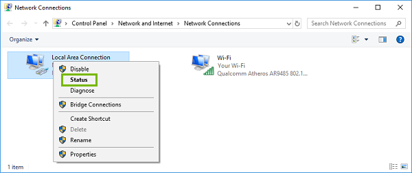 How to Check Connection on Windows 10
