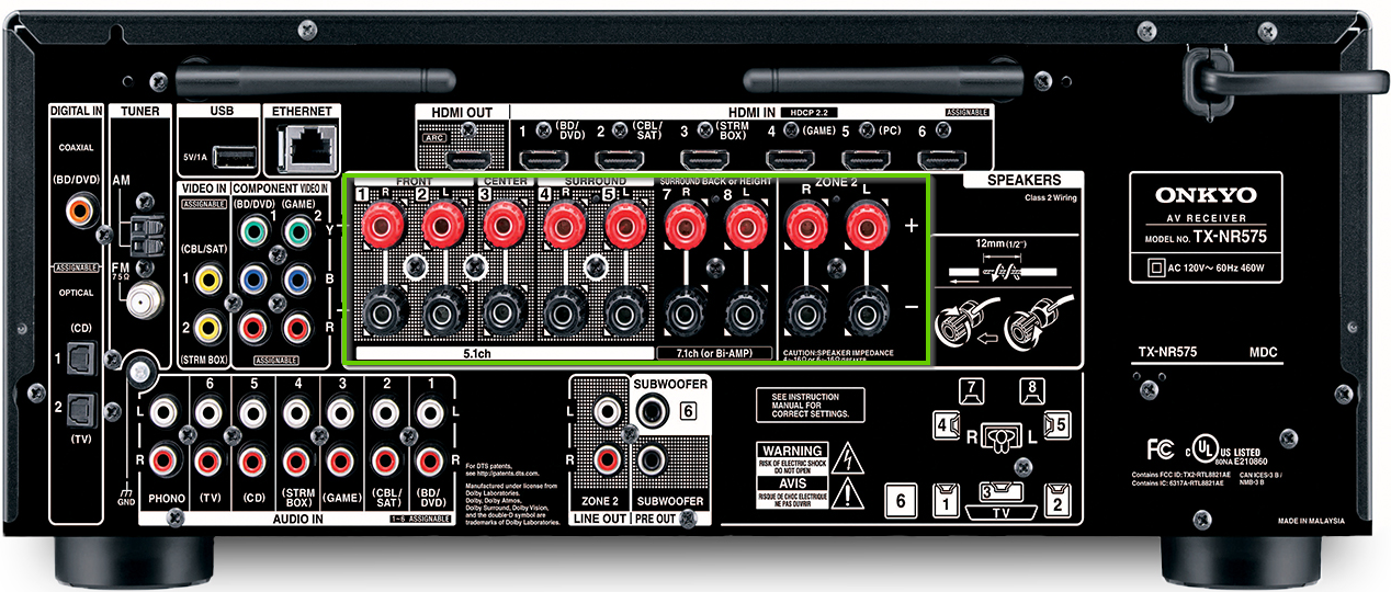 How to Set Up an Onkyo TX-NR575 Home Theater System