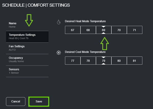 How to Set Schedules and Comfort Settings on ecobee