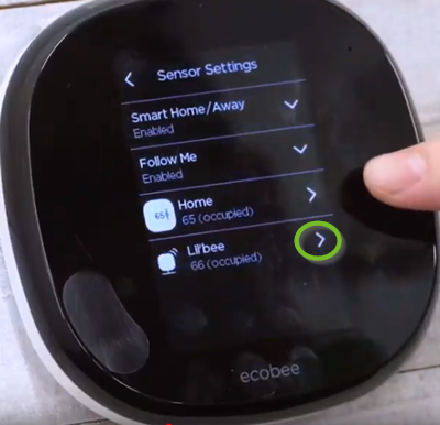 How to Use an ecobee Room Sensor