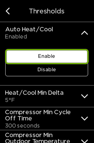 How to Set Auto Heat or Cool on an ecobee Thermostat