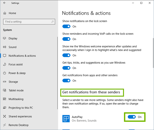 How to Disable Notifications on Windows 10