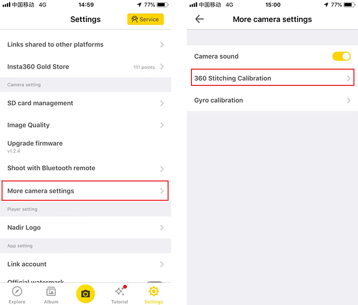 How to Setup Video Calibration on Insta360 EVO