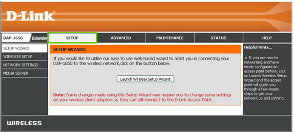 How to Set Up a D-Link DAP-1650 WiFi Repeater