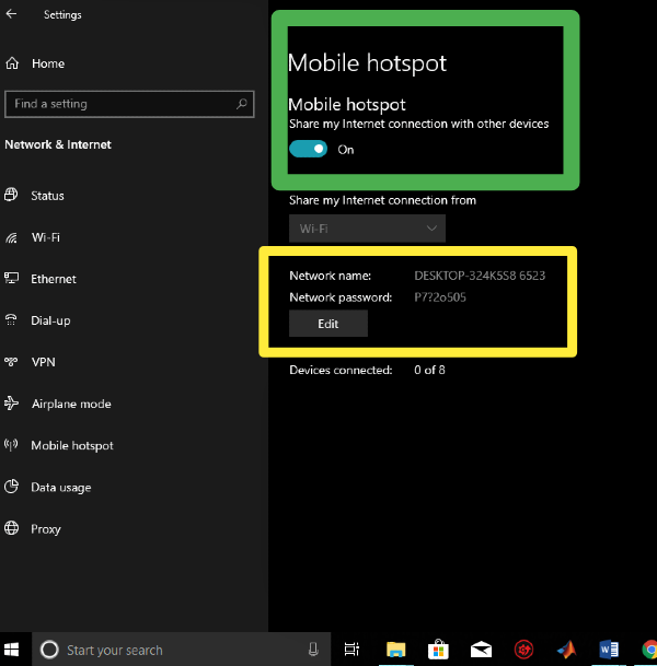 How To Share PC Internet With Smartphone on Windows 10