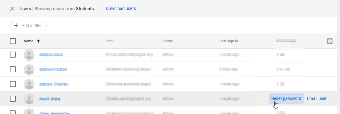 Google Classroom - How to Reset Passwords for Student Accounts