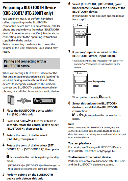 How to Control Alpine UTE-200BT Digital Media Receiver by Bluetooth