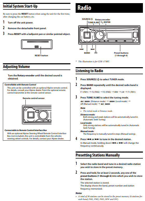 How to Setup Alpine UTE-72BT Digital Media Receiver