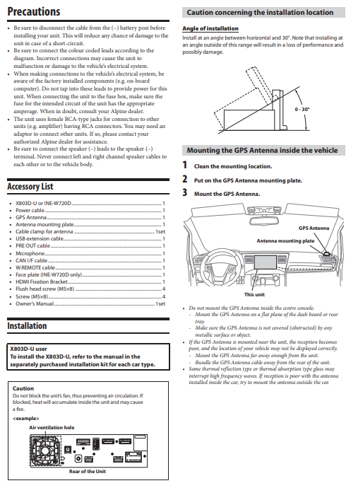 How to Mount the Alpine INE-W720D Car Navigation System
