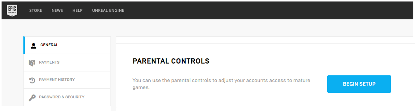 How to set up Parental Controls for the Epic Games Store
