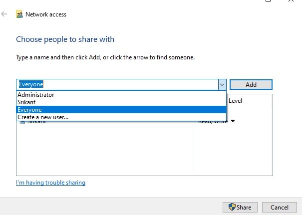 How to Share Files between Two Windows 10 Computers