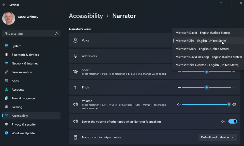 How to Change Narrator Settings in Windows 11