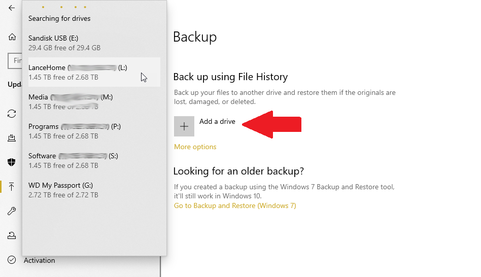 How to Back Up and Restore Your Files in Windows 10 using External Drive
