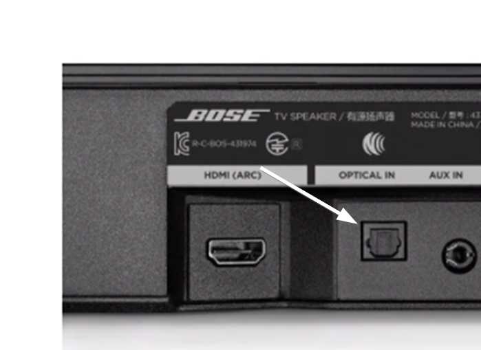 Bose Soundbar Setup