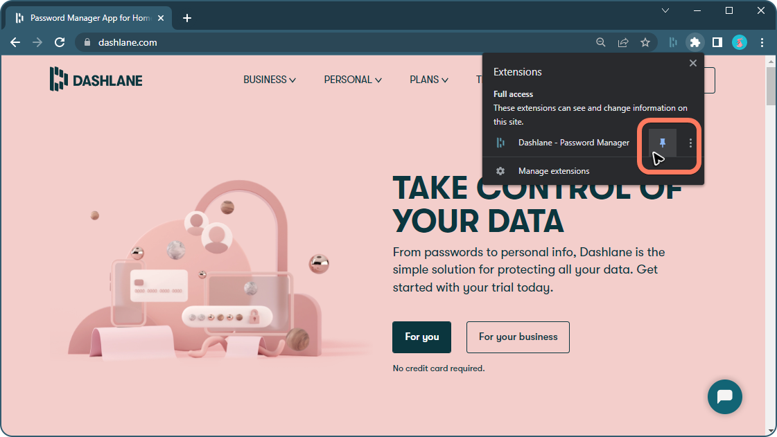 How to setup Dashlane web app