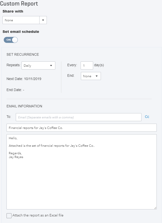 How to Automate Reports in QuickBooks Online