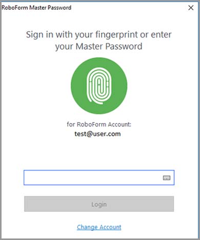 How to Enable Windows Biometric Framework for RoboForm
