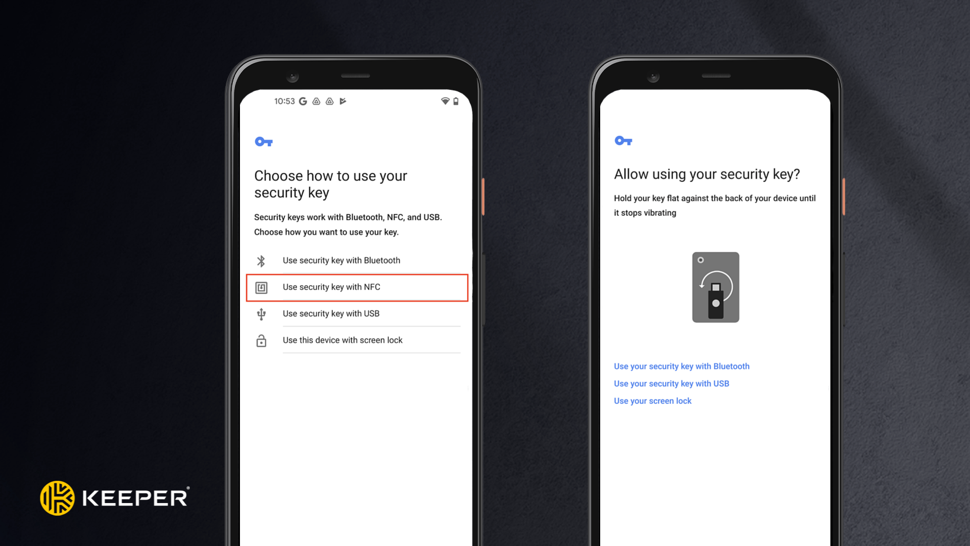 How to set up a YubiKey with Keeper