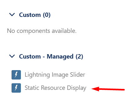 Introducing Static Resource Display
