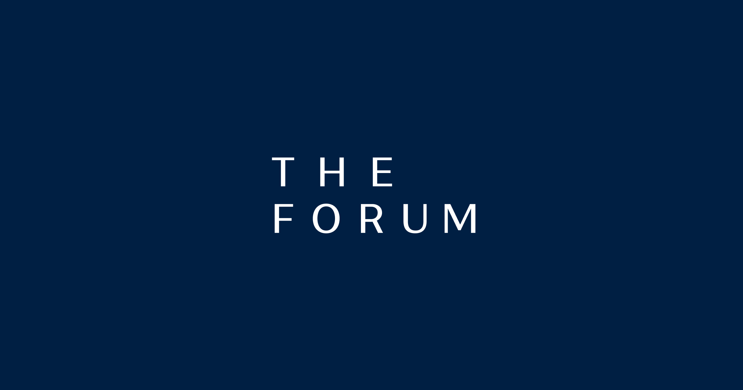 The Forum: Curated, Small Group Dinners for Founders & Investors